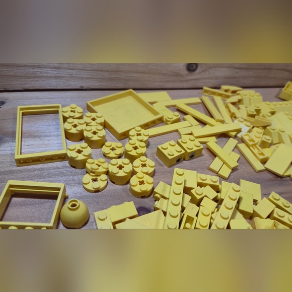 Lego | Toys | Lego Lot Yellow Bricks Plates Slopes Replacement Parts Lb ...